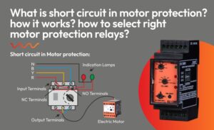 What is short circuit in motor protection? how it works?