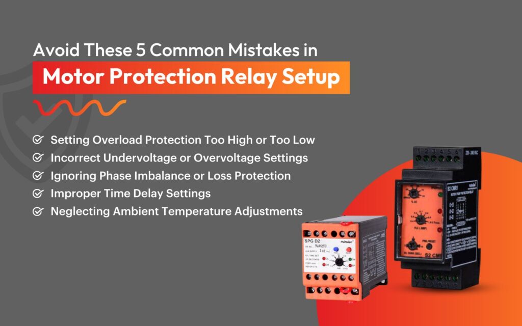 5 Common Mistakes in Motor Protection Relay Setup