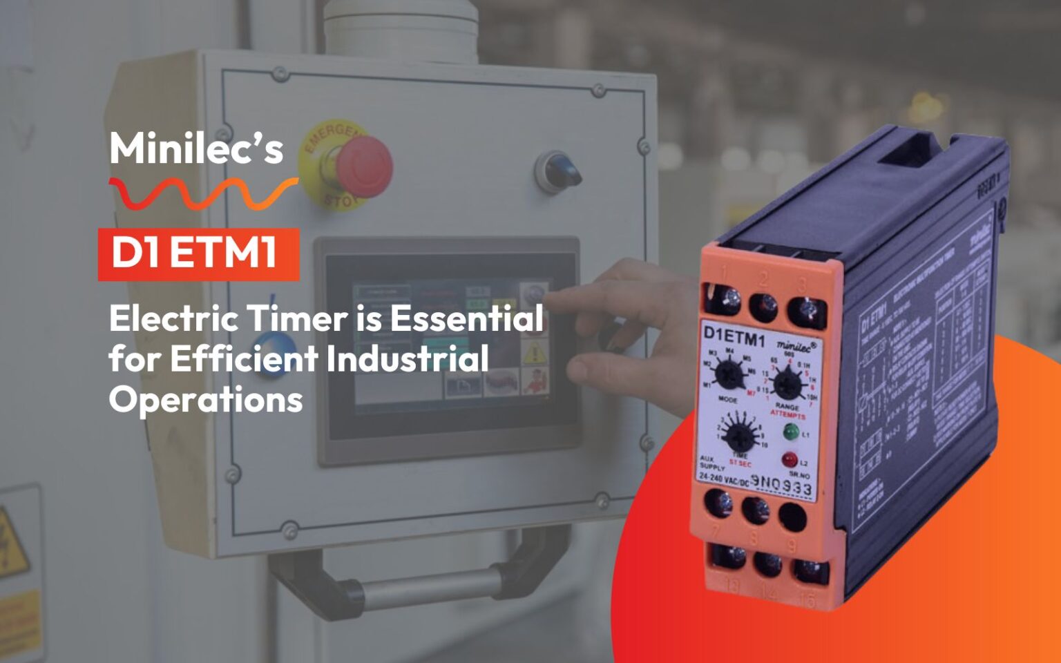 D1 ETM1 Electric Timer is Essential for Efficient Industrial Operations ...